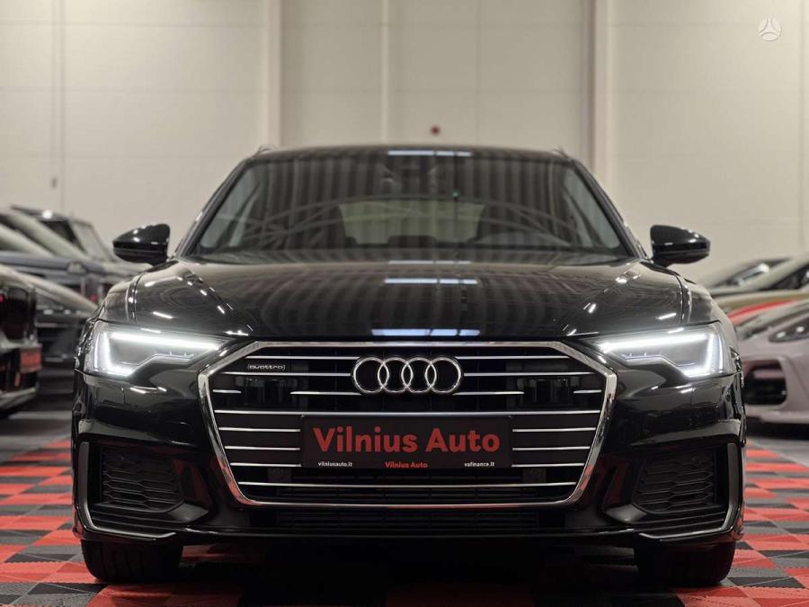 Black Audi A6 2022 in Vilnius, with an engine capacity of 2.00 L and mileage of 115 thousand km for 35490 €, photo 2 on AUTOMOTO.COM.LV