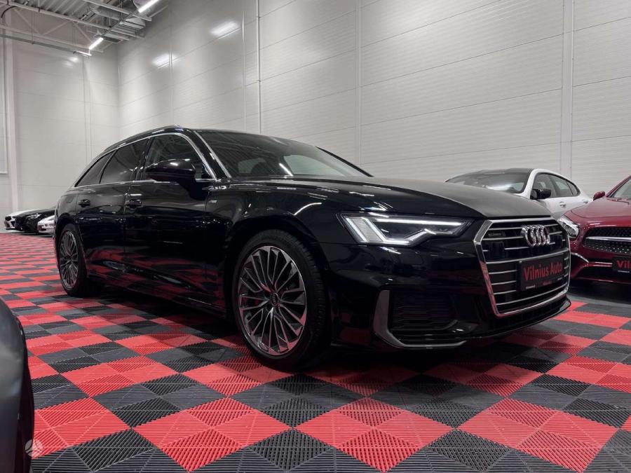 Black Audi A6 2022 in Vilnius, with an engine capacity of 2.00 L and mileage of 115 thousand km for 35490 €, photo 3 on AUTOMOTO.COM.LV