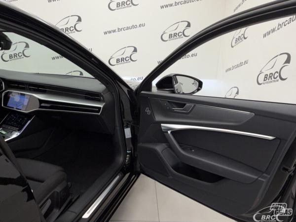 Black Audi A6 2022 in Avizieniai, with an engine capacity of 2.00 L and mileage of 72 thousand km for 32700 €, photo 8 on AUTOMOTO.COM.LV