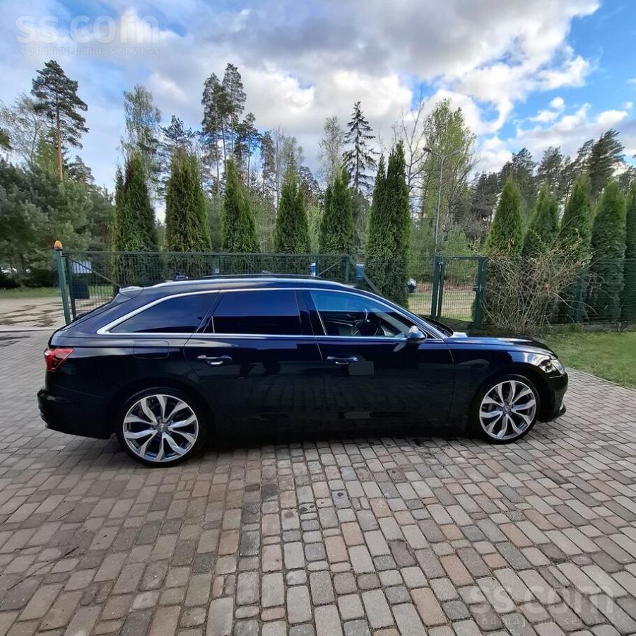 Black Audi A6 2022 in Riga, with an engine capacity of 2.00 L and mileage of 92 thousand km for 28000 €, photo 6 on AUTOMOTO.COM.LV