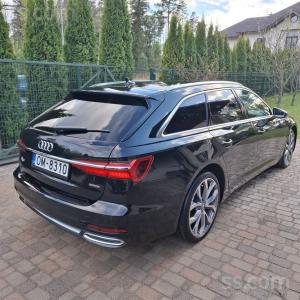 Black Audi A6 2022 in Riga, with an engine capacity of 2.00 L and mileage of 92 thousand km for 28000 €, photo 7 on AUTOMOTO.COM.LV