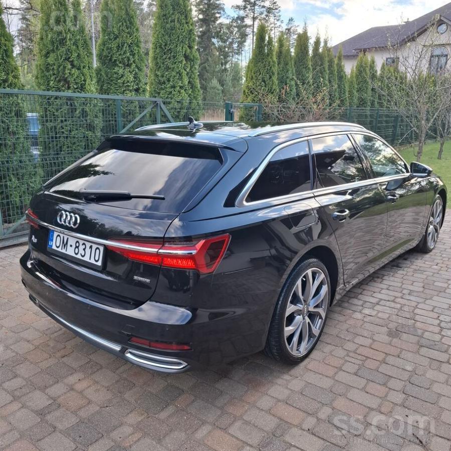 Black Audi A6 2022 in Riga, with an engine capacity of 2.00 L and mileage of 92 thousand km for 28000 €, photo 7 on AUTOMOTO.COM.LV