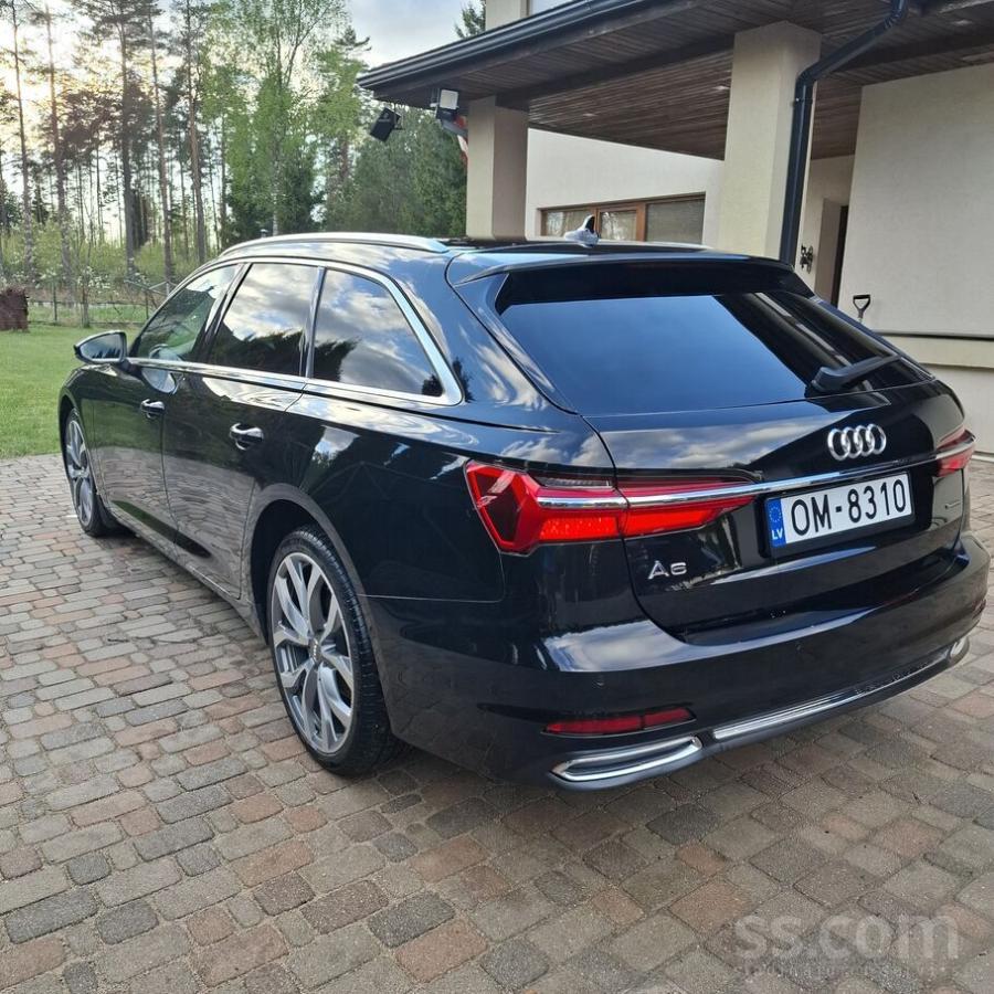 Black Audi A6 2022 in Riga, with an engine capacity of 2.00 L and mileage of 92 thousand km for 28000 €, photo 9 on AUTOMOTO.COM.LV