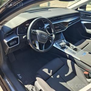 Black Audi A6 2022 in Riga, with an engine capacity of 2.00 L and mileage of 92 thousand km for 28000 €, photo 14 on AUTOMOTO.COM.LV