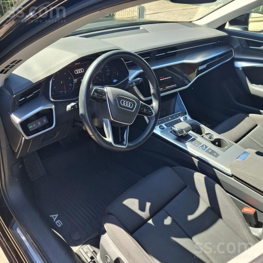 Black Audi A6 2022 in Riga, with an engine capacity of 2.00 L and mileage of 92 thousand km for 28000 €, photo 14 on AUTOMOTO.COM.LV