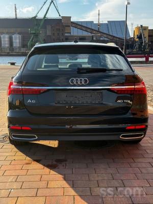 Black Audi A6 2022 in Riga, with an engine capacity of 2.00 L and mileage of 158 thousand km for 20950 €, photo 5 on AUTOMOTO.COM.LV