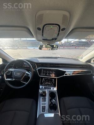 Black Audi A6 2022 in Riga, with an engine capacity of 2.00 L and mileage of 158 thousand km for 20950 €, photo 7 on AUTOMOTO.COM.LV