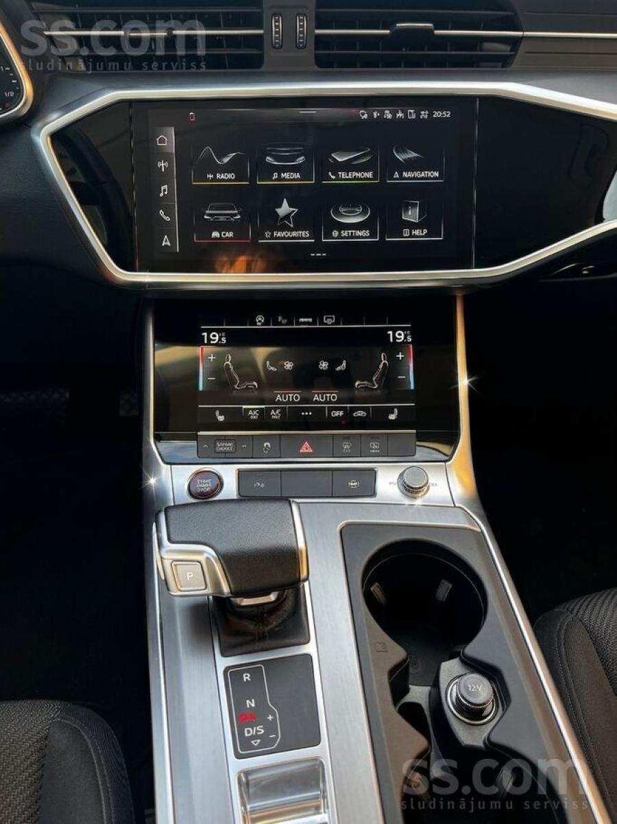Black Audi A6 2022 in Riga, with an engine capacity of 2.00 L and mileage of 158 thousand km for 20950 €, photo 9 on AUTOMOTO.COM.LV