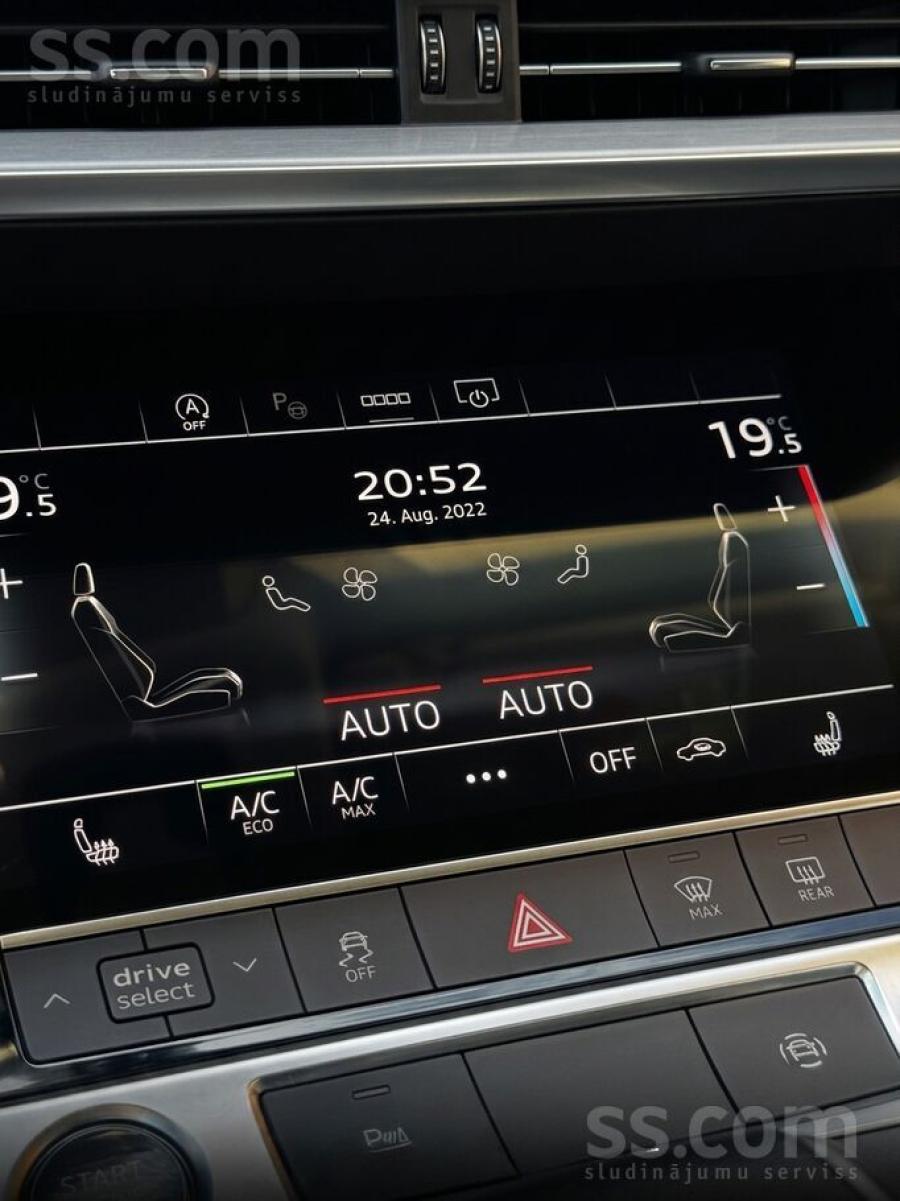 Black Audi A6 2022 in Riga, with an engine capacity of 2.00 L and mileage of 158 thousand km for 20950 €, photo 10 on AUTOMOTO.COM.LV