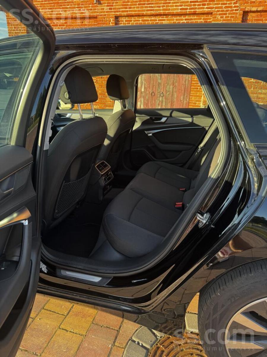 Black Audi A6 2022 in Riga, with an engine capacity of 2.00 L and mileage of 158 thousand km for 20950 €, photo 15 on AUTOMOTO.COM.LV
