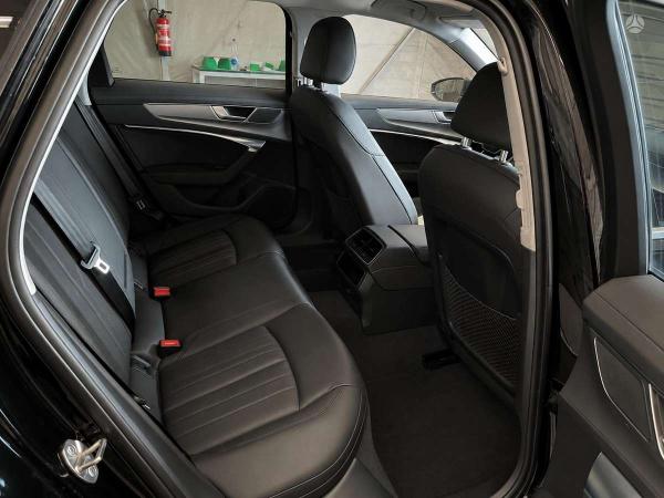 Black Audi A6 2022 in Vilnius, with an engine capacity of 1.98 L and mileage of 50 thousand km for 30500 €, photo 6 on AUTOMOTO.COM.LV