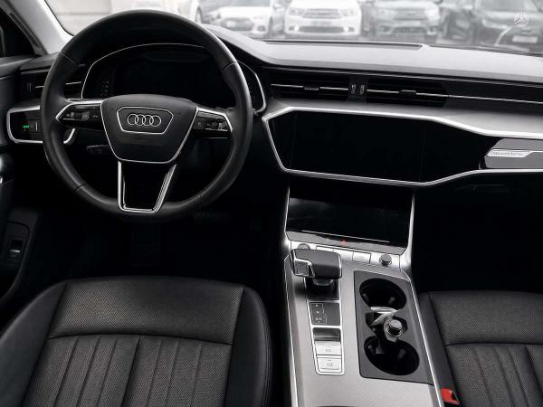 Black Audi A6 2022 in Vilnius, with an engine capacity of 1.98 L and mileage of 50 thousand km for 30500 €, photo 7 on AUTOMOTO.COM.LV