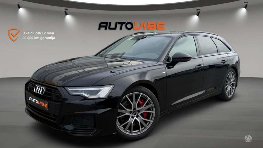 Black Audi A6 2022 in Vilnius, with an engine capacity of 2.00 L and mileage of 144 thousand km for 31888 €, photo 1 on AUTOMOTO.COM.LV