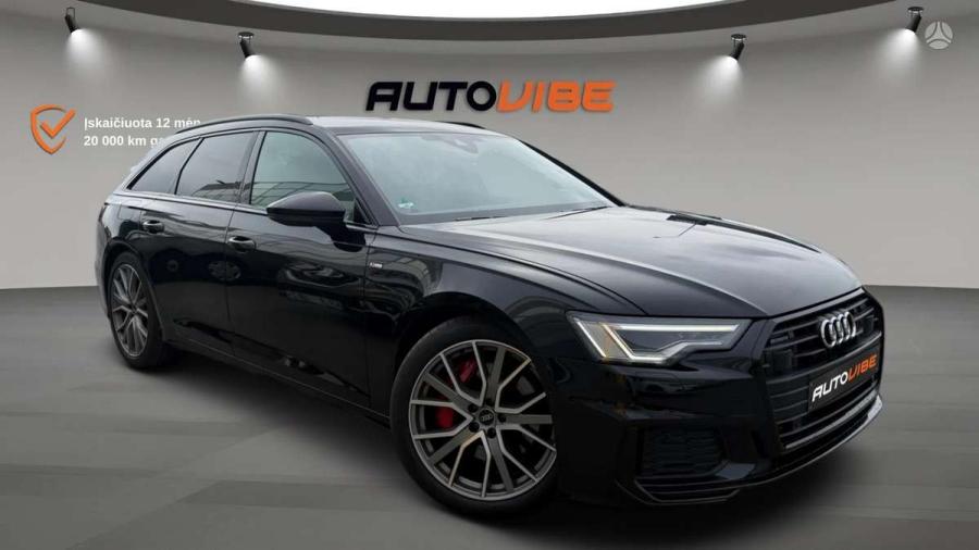 Black Audi A6 2022 in Vilnius, with an engine capacity of 2.00 L and mileage of 144 thousand km for 31888 €, photo 4 on AUTOMOTO.COM.LV