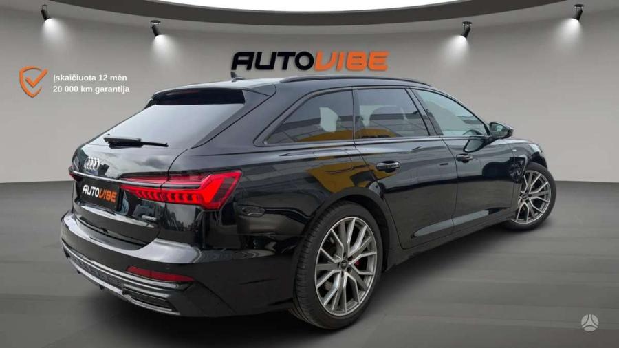 Black Audi A6 2022 in Vilnius, with an engine capacity of 2.00 L and mileage of 144 thousand km for 31888 €, photo 7 on AUTOMOTO.COM.LV