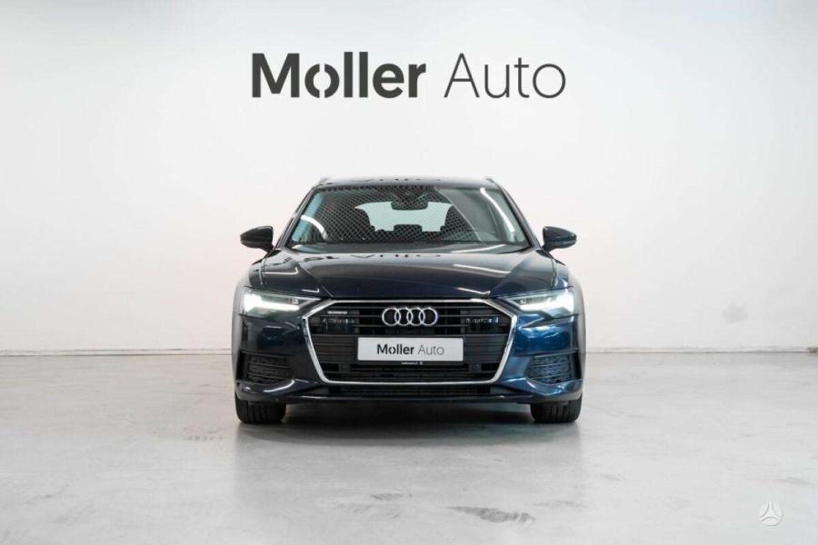 Black Audi A6 2022 in Vilnius, with an engine capacity of 2.00 L and mileage of 119 thousand km for 30900 €, photo 6 on AUTOMOTO.COM.LV
