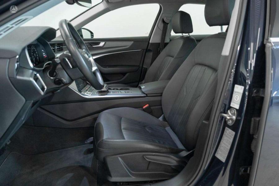 Black Audi A6 2022 in Vilnius, with an engine capacity of 2.00 L and mileage of 119 thousand km for 30900 €, photo 8 on AUTOMOTO.COM.LV