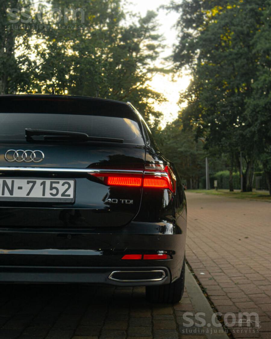 Black Audi A6 2022 in Riga, with an engine capacity of 2.00 L and mileage of 158 thousand km for 21500 €, photo 6 on AUTOMOTO.COM.LV