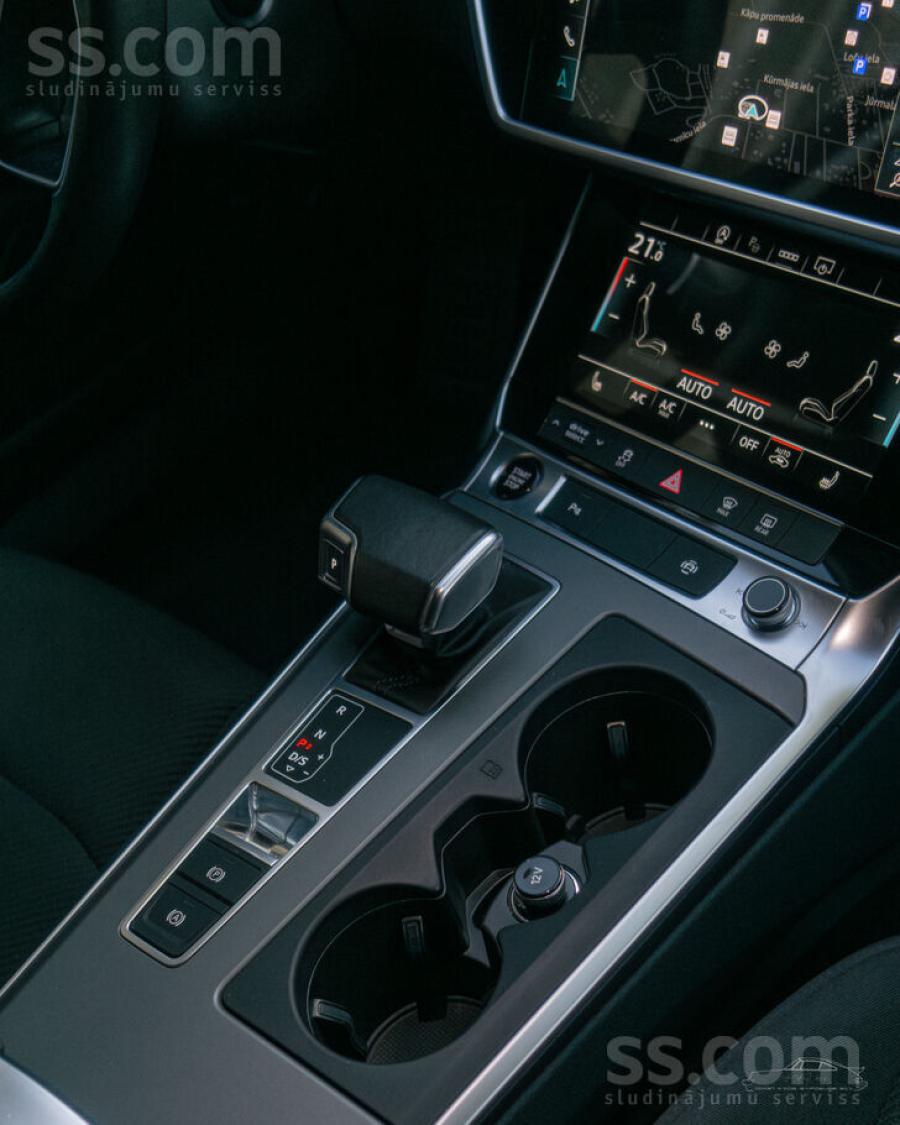 Black Audi A6 2022 in Riga, with an engine capacity of 2.00 L and mileage of 158 thousand km for 21500 €, photo 23 on AUTOMOTO.COM.LV