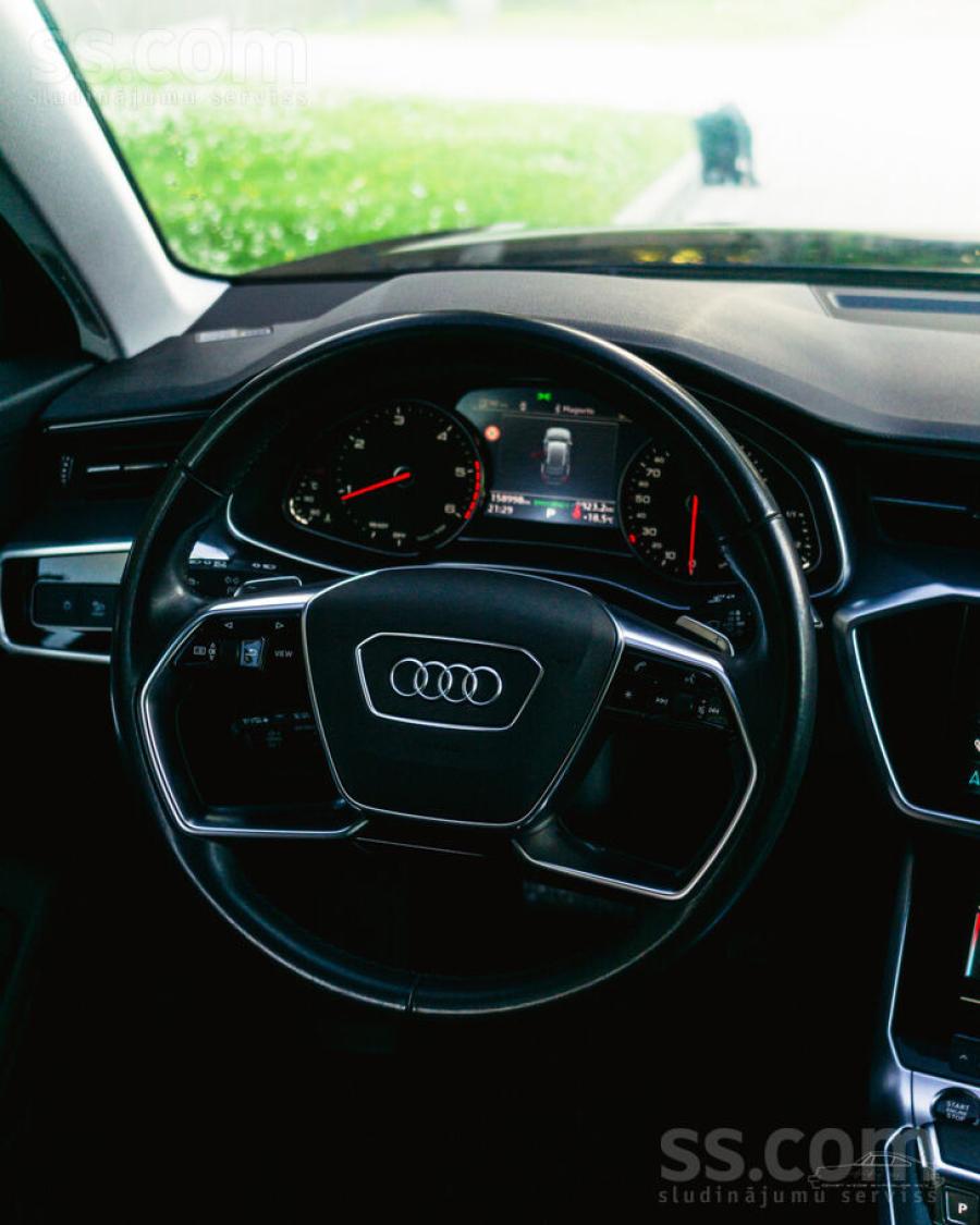 Black Audi A6 2022 in Riga, with an engine capacity of 2.00 L and mileage of 158 thousand km for 21500 €, photo 27 on AUTOMOTO.COM.LV