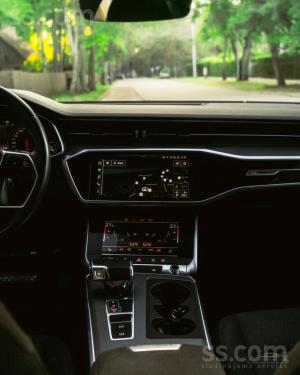 Black Audi A6 2022 in Riga, with an engine capacity of 2.00 L and mileage of 158 thousand km for 21500 €, photo 28 on AUTOMOTO.COM.LV