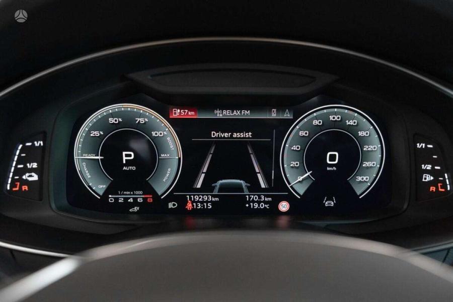 Черный Ауди А6 2022 в Вильнюс, объемом двигателя 2.00 л и пробегом 119 тыс. км за 30350 €, фото 12 на AUTOMOTO.COM.LV