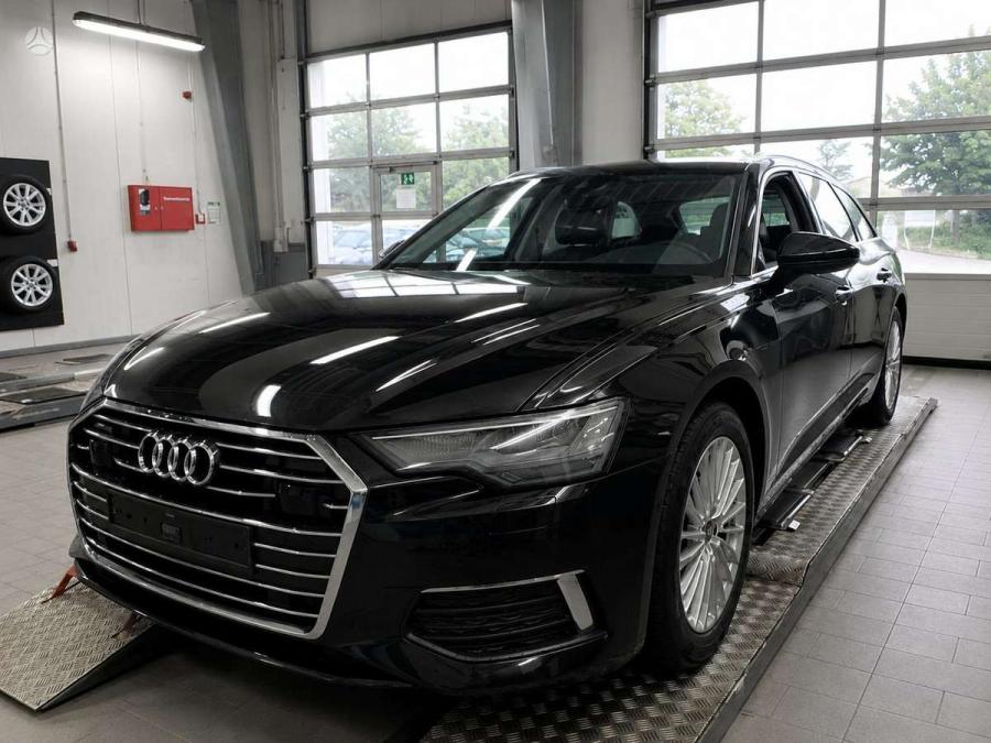 Melns Audi A6 2022 Viļņa, ar dzinēja tilpumu 2.00 L un nobraukumu 97 tūkst. km par 28400 €, foto 1 vietnē AUTOMOTO.COM.LV