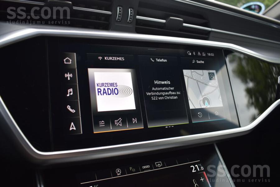 Melns Audi A6 2022 Kuldīga, ar dzinēja tilpumu 3.00 L un nobraukumu 0 tūkst. km par 31990 €, foto 16 vietnē AUTOMOTO.COM.LV