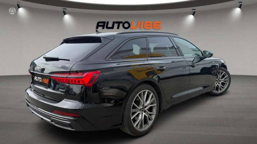 Black Audi A6 2022 in Vilnius, with an engine capacity of 2.00 L and mileage of 144 thousand km for 31777 €, photo 6 on AUTOMOTO.COM.LV