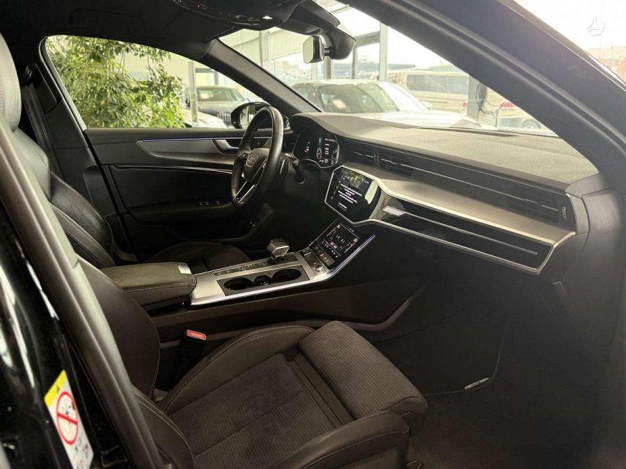 Black Audi A6 2022 in Vilnius, with an engine capacity of 2.00 L and mileage of 144 thousand km for 31777 €, photo 11 on AUTOMOTO.COM.LV
