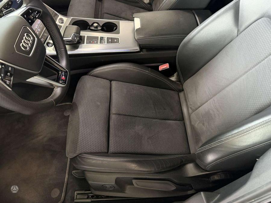 Black Audi A6 2022 in Vilnius, with an engine capacity of 2.00 L and mileage of 144 thousand km for 31777 €, photo 14 on AUTOMOTO.COM.LV