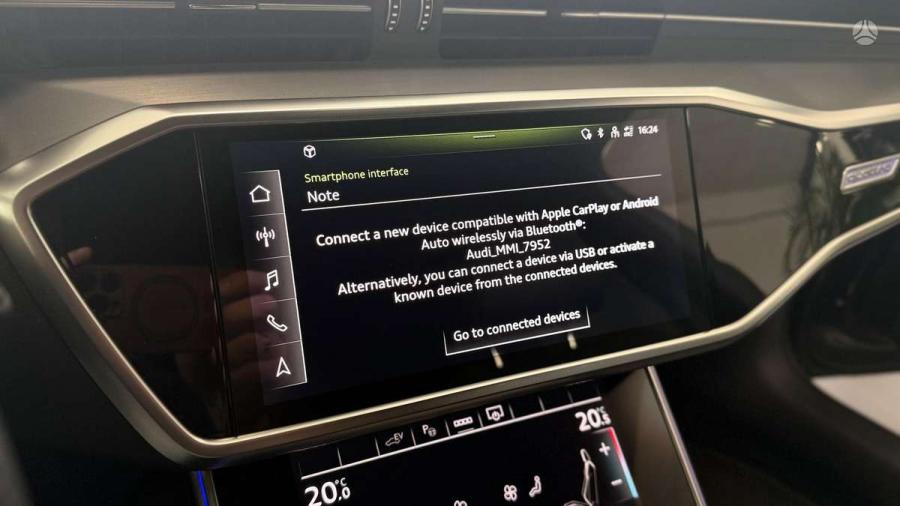 Black Audi A6 2022 in Vilnius, with an engine capacity of 2.00 L and mileage of 144 thousand km for 31777 €, photo 22 on AUTOMOTO.COM.LV