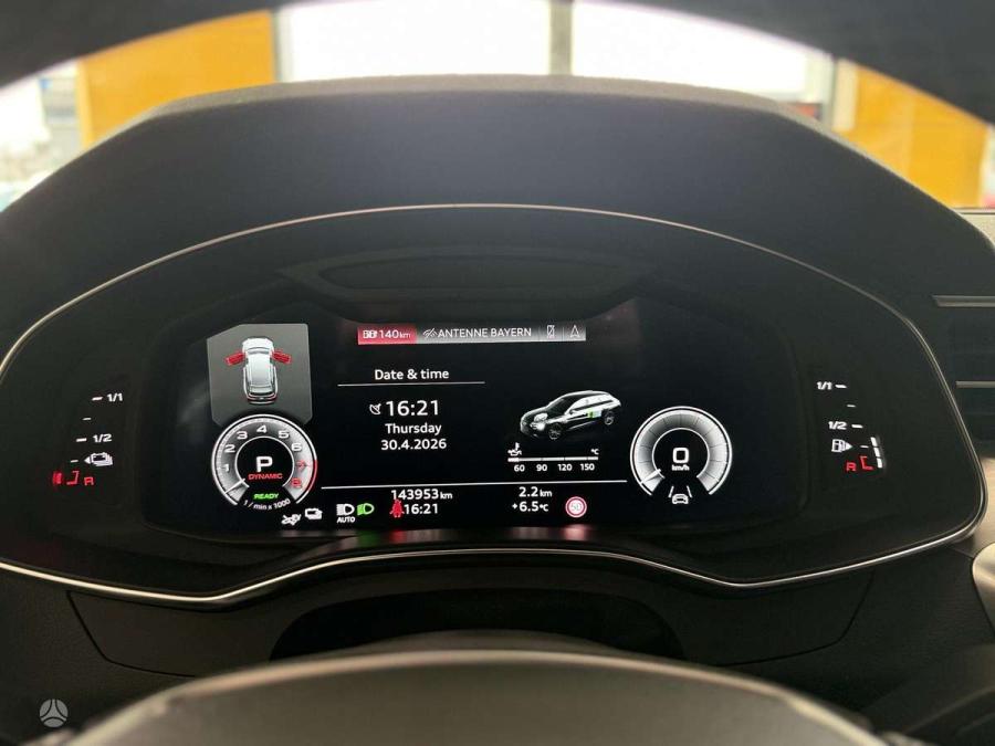 Black Audi A6 2022 in Vilnius, with an engine capacity of 2.00 L and mileage of 144 thousand km for 31777 €, photo 36 on AUTOMOTO.COM.LV