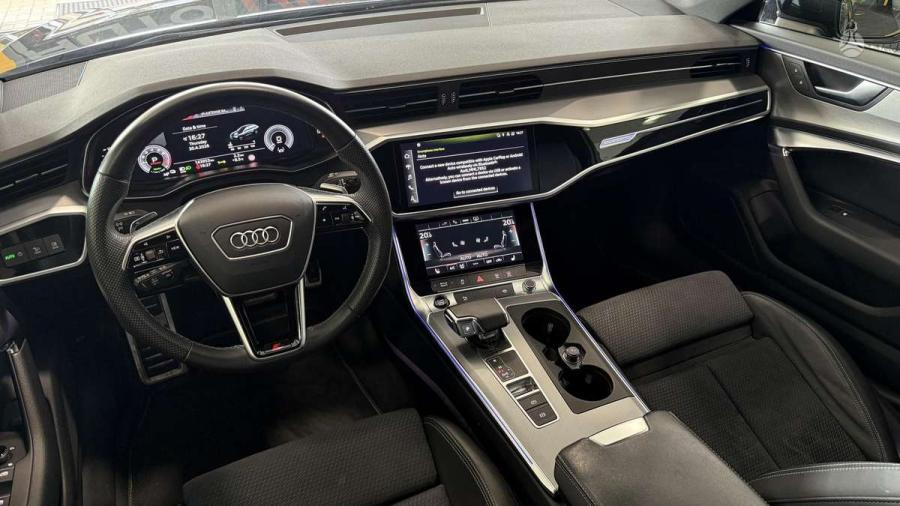 Black Audi A6 2022 in Vilnius, with an engine capacity of 2.00 L and mileage of 144 thousand km for 31777 €, photo 9 on AUTOMOTO.COM.LV