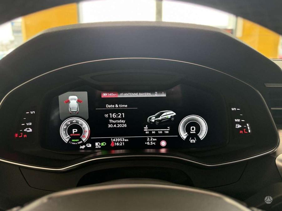 Black Audi A6 2022 in Vilnius, with an engine capacity of 2.00 L and mileage of 144 thousand km for 31777 €, photo 36 on AUTOMOTO.COM.LV