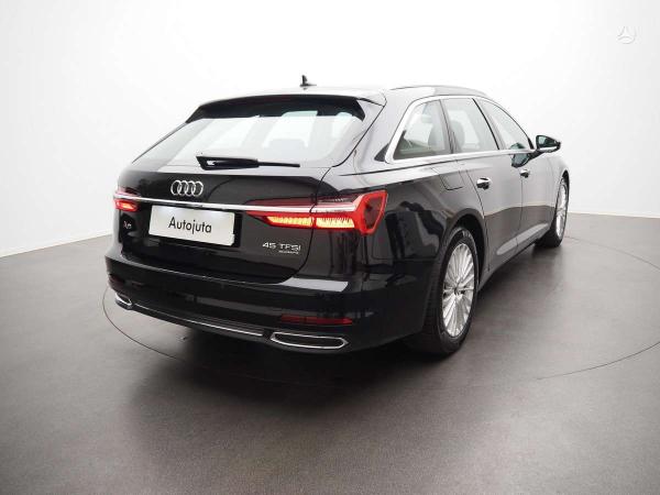 Black Audi A6 2022 in Vilnius, with an engine capacity of 2.00 L and mileage of 97 thousand km for 28400 €, photo 5 on AUTOMOTO.COM.LV