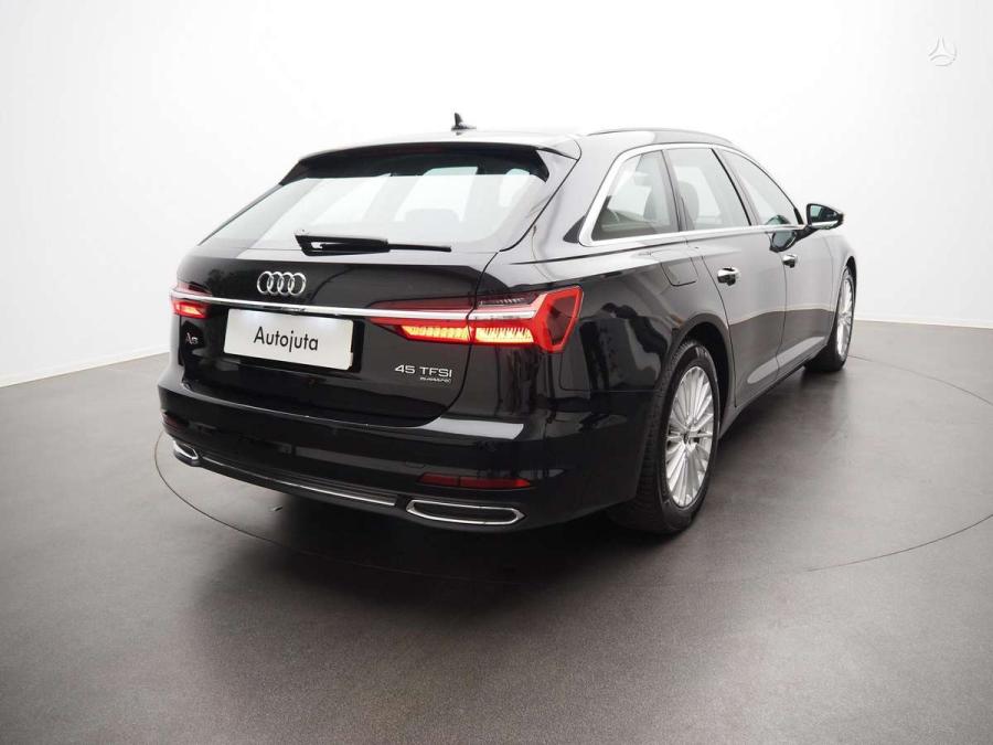 Black Audi A6 2022 in Vilnius, with an engine capacity of 2.00 L and mileage of 97 thousand km for 28400 €, photo 5 on AUTOMOTO.COM.LV