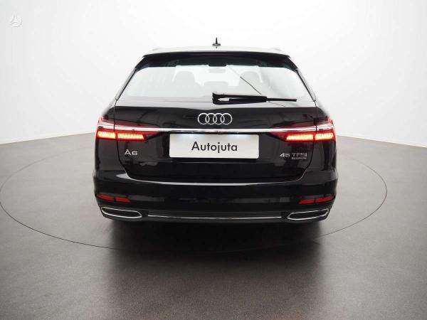 Black Audi A6 2022 in Vilnius, with an engine capacity of 2.00 L and mileage of 97 thousand km for 28400 €, photo 6 on AUTOMOTO.COM.LV