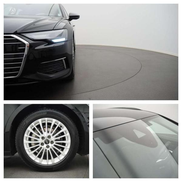 Black Audi A6 2022 in Vilnius, with an engine capacity of 2.00 L and mileage of 97 thousand km for 28400 €, photo 8 on AUTOMOTO.COM.LV