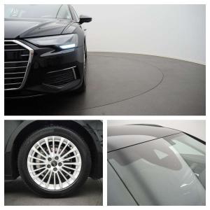 Black Audi A6 2022 in Vilnius, with an engine capacity of 2.00 L and mileage of 97 thousand km for 28400 €, photo 8 on AUTOMOTO.COM.LV