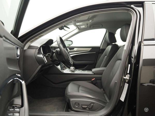 Black Audi A6 2022 in Vilnius, with an engine capacity of 2.00 L and mileage of 97 thousand km for 28400 €, photo 9 on AUTOMOTO.COM.LV