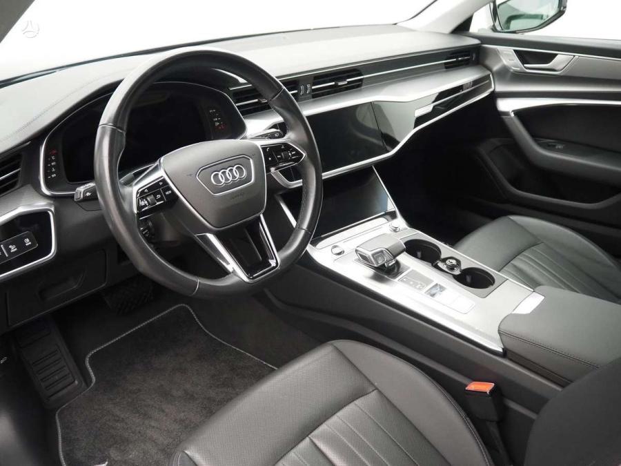 Black Audi A6 2022 in Vilnius, with an engine capacity of 2.00 L and mileage of 97 thousand km for 28400 €, photo 10 on AUTOMOTO.COM.LV