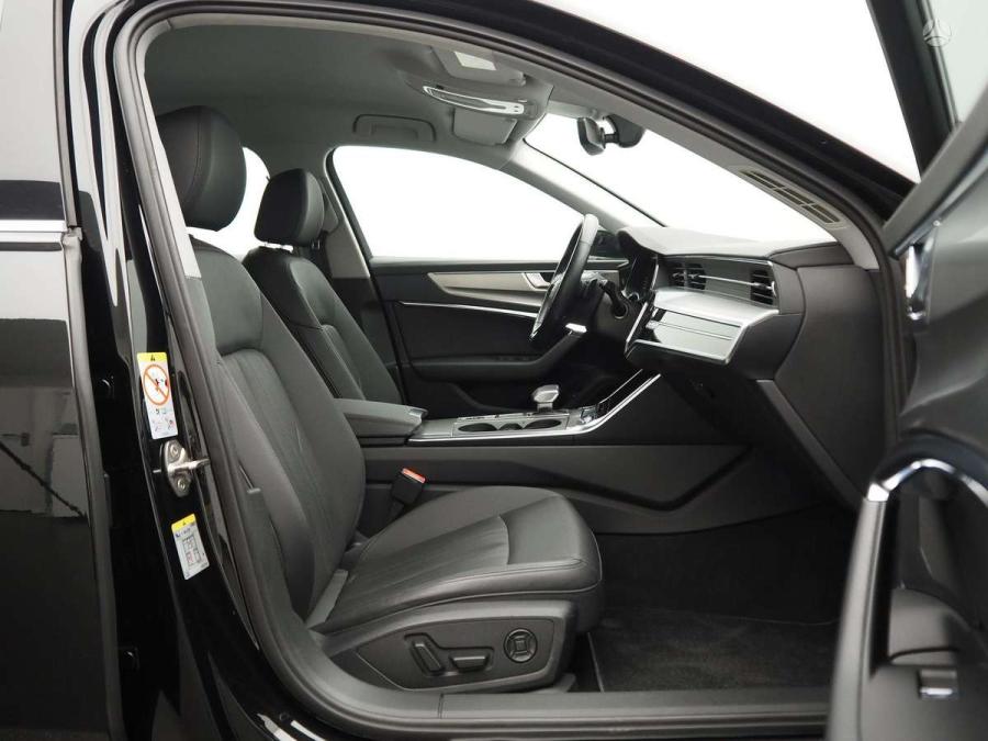 Black Audi A6 2022 in Vilnius, with an engine capacity of 2.00 L and mileage of 97 thousand km for 28400 €, photo 12 on AUTOMOTO.COM.LV