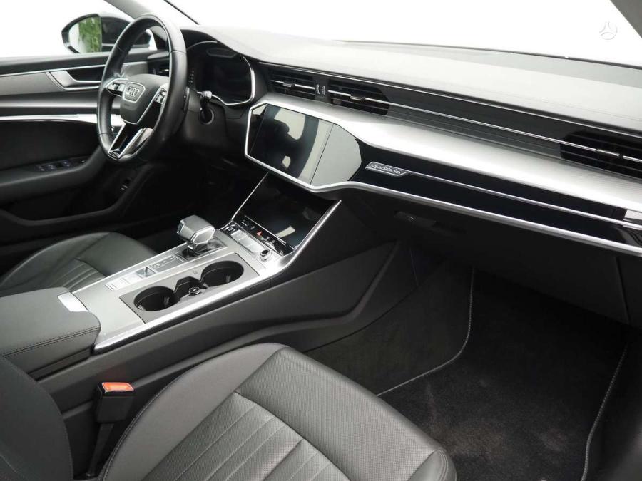 Black Audi A6 2022 in Vilnius, with an engine capacity of 2.00 L and mileage of 97 thousand km for 28400 €, photo 13 on AUTOMOTO.COM.LV