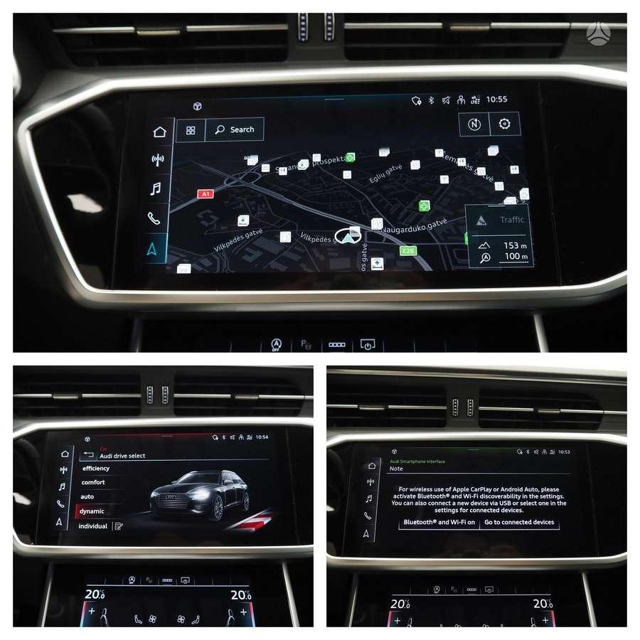 Black Audi A6 2022 in Vilnius, with an engine capacity of 2.00 L and mileage of 97 thousand km for 28400 €, photo 21 on AUTOMOTO.COM.LV