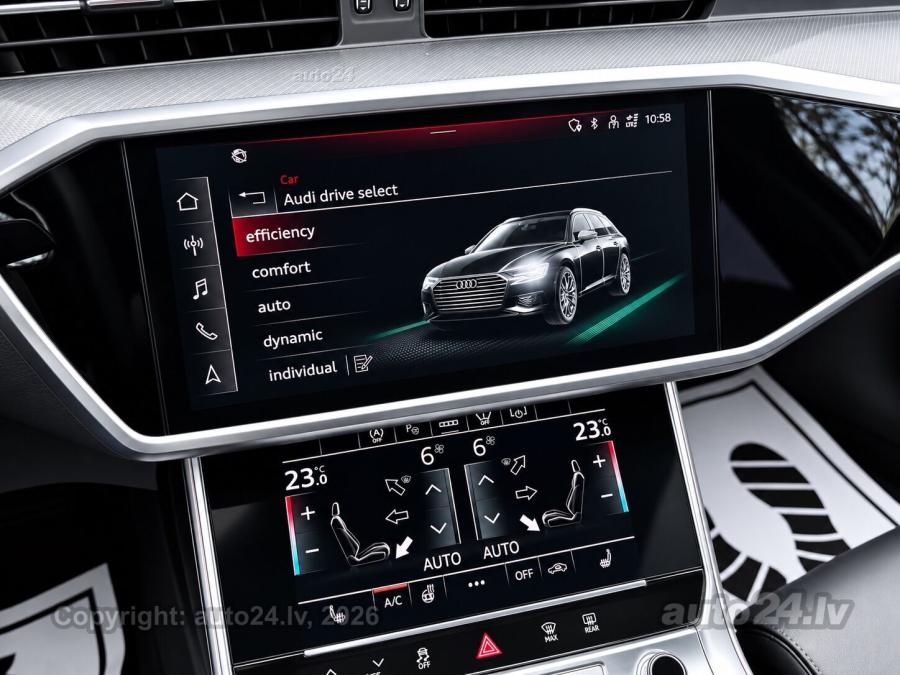 Melns Audi A6 2022 Pērnava, ar dzinēja tilpumu 3.00 L un nobraukumu 106 tūkst. km par 33990 €, foto 22 vietnē AUTOMOTO.COM.LV