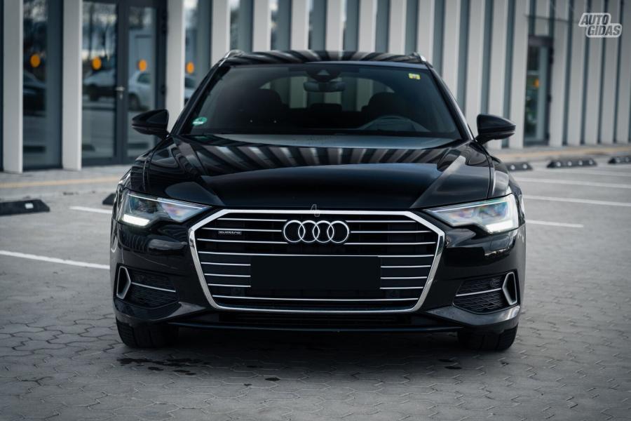 Black Audi A6 2022 in Vilnius, with an engine capacity of 2.00 L and mileage of 72 thousand km for 29000 €, photo 3 on AUTOMOTO.COM.LV