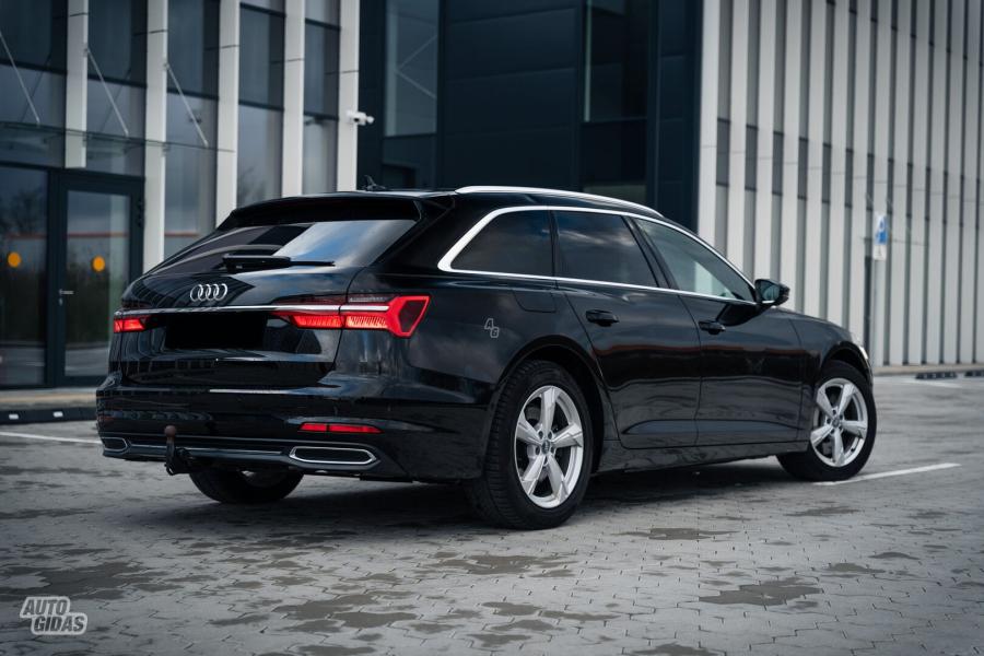 Black Audi A6 2022 in Vilnius, with an engine capacity of 2.00 L and mileage of 72 thousand km for 29000 €, photo 7 on AUTOMOTO.COM.LV