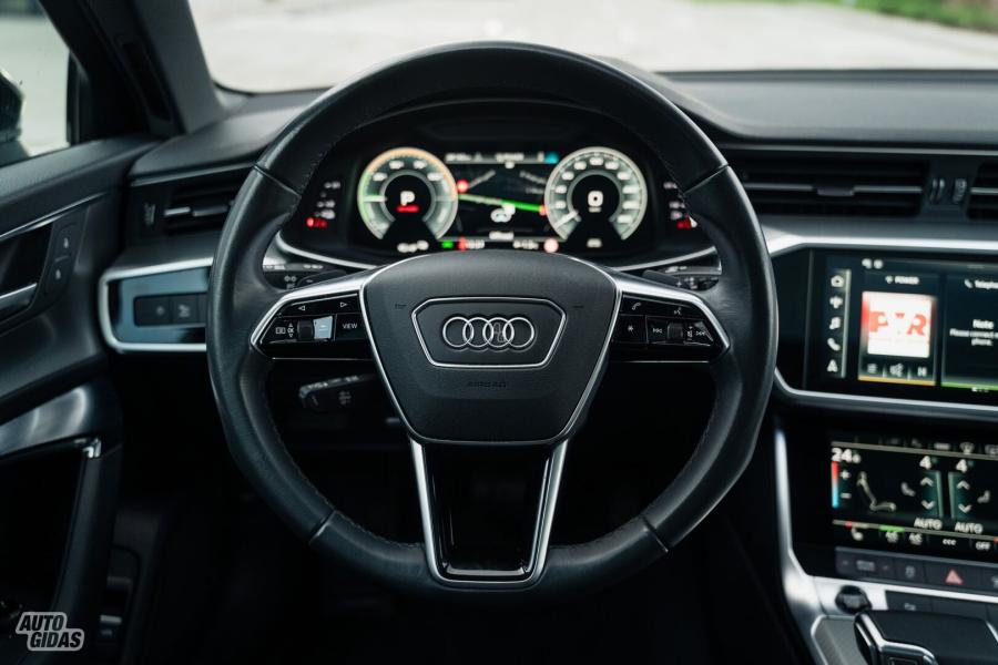 Black Audi A6 2022 in Vilnius, with an engine capacity of 2.00 L and mileage of 72 thousand km for 29000 €, photo 21 on AUTOMOTO.COM.LV
