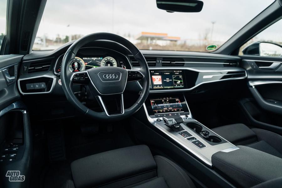 Black Audi A6 2022 in Vilnius, with an engine capacity of 2.00 L and mileage of 72 thousand km for 29000 €, photo 22 on AUTOMOTO.COM.LV